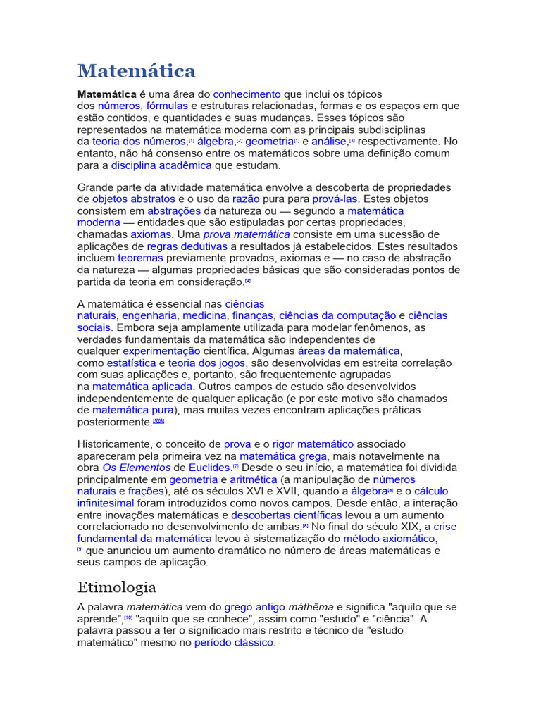 Introdução à Matemática e Suas Áreas | PDF | Matemática | Geometria