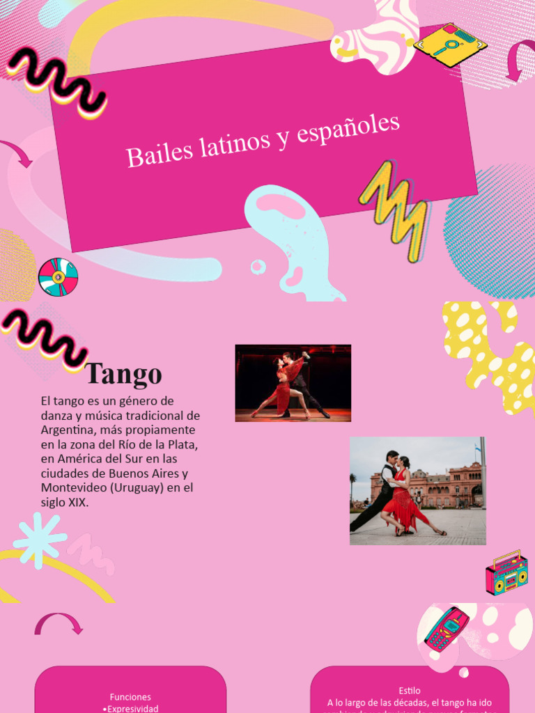 Bailes y Música de América Latina y España | PDF | Musica Tango | Bailes