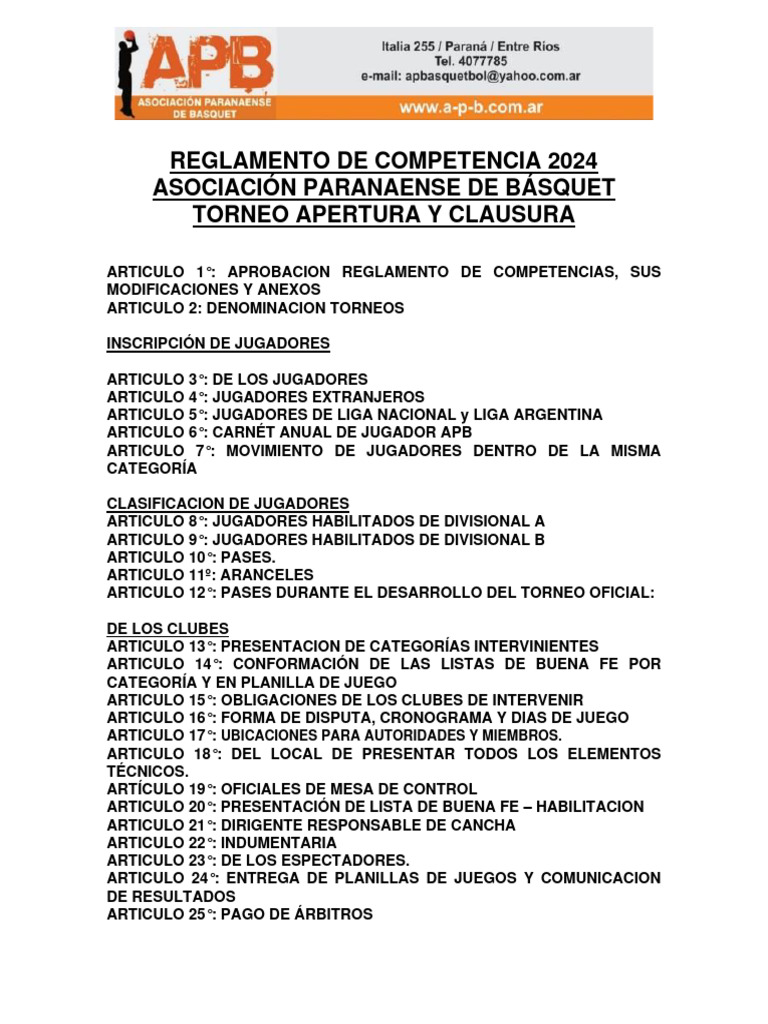 Reglamento General de Competencia 2024 | Descargar gratis PDF | Reloj ...
