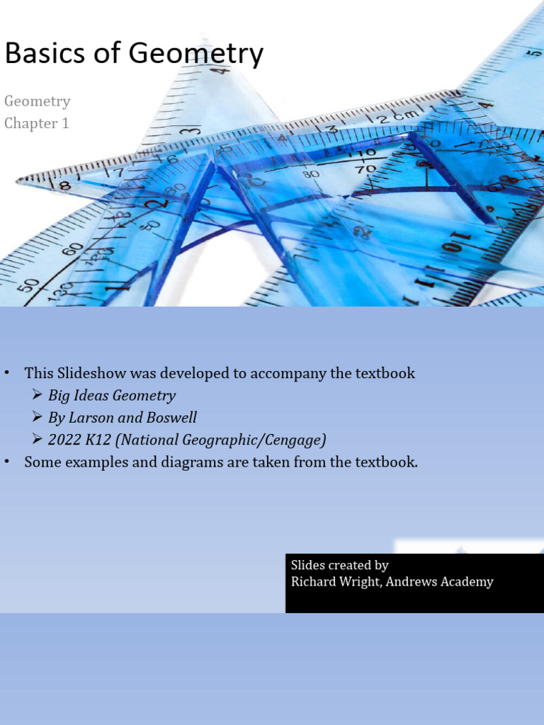 Geometry 01 Basics of Geometry | PDF | Area | Angle
