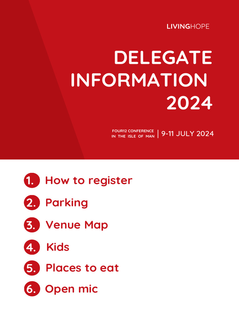 F12 - Delegate Comms | PDF | Cuisine | Foods