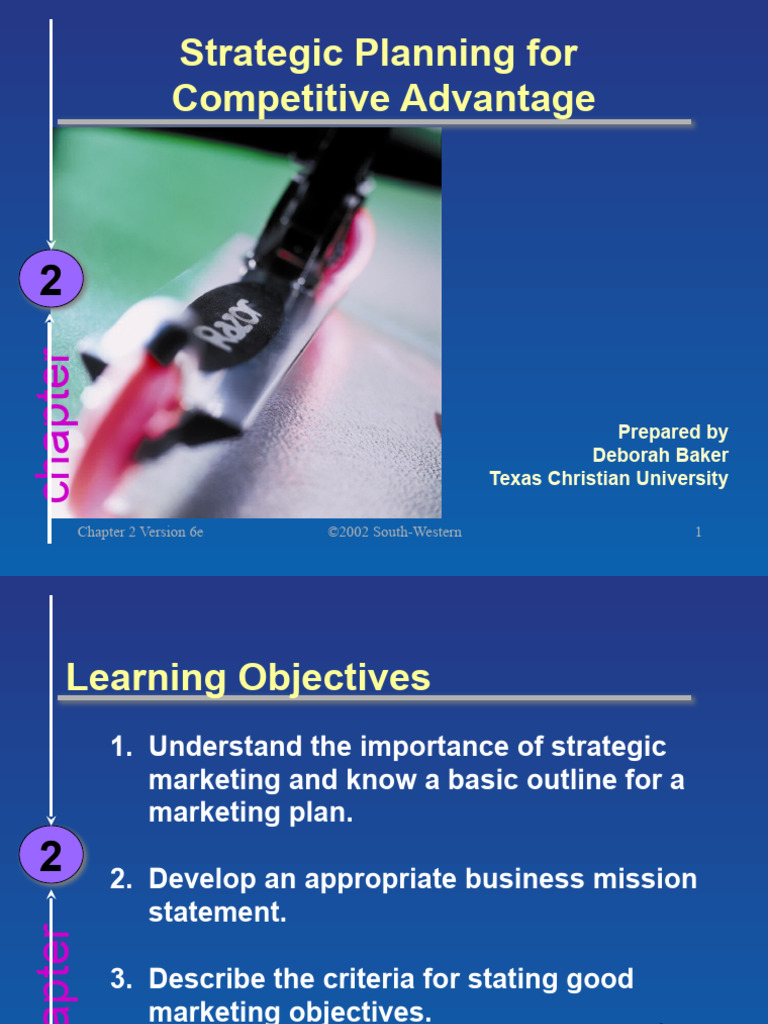 CH 02 | PDF | Marketing | Competitive Advantage