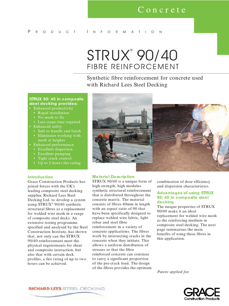 Strux 90 - 40 Uk RL 2004 | PDF | Concrete | Composite Material