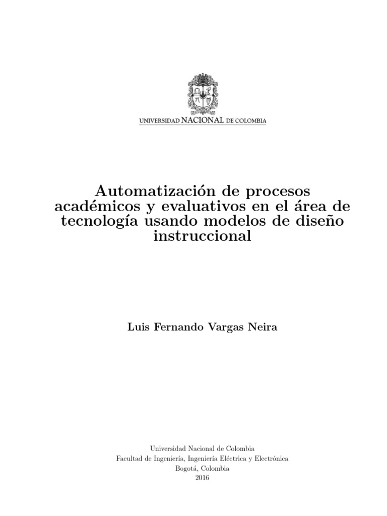 Automatizaci On de Procesos | PDF | Diseño instruccional | Enseñando