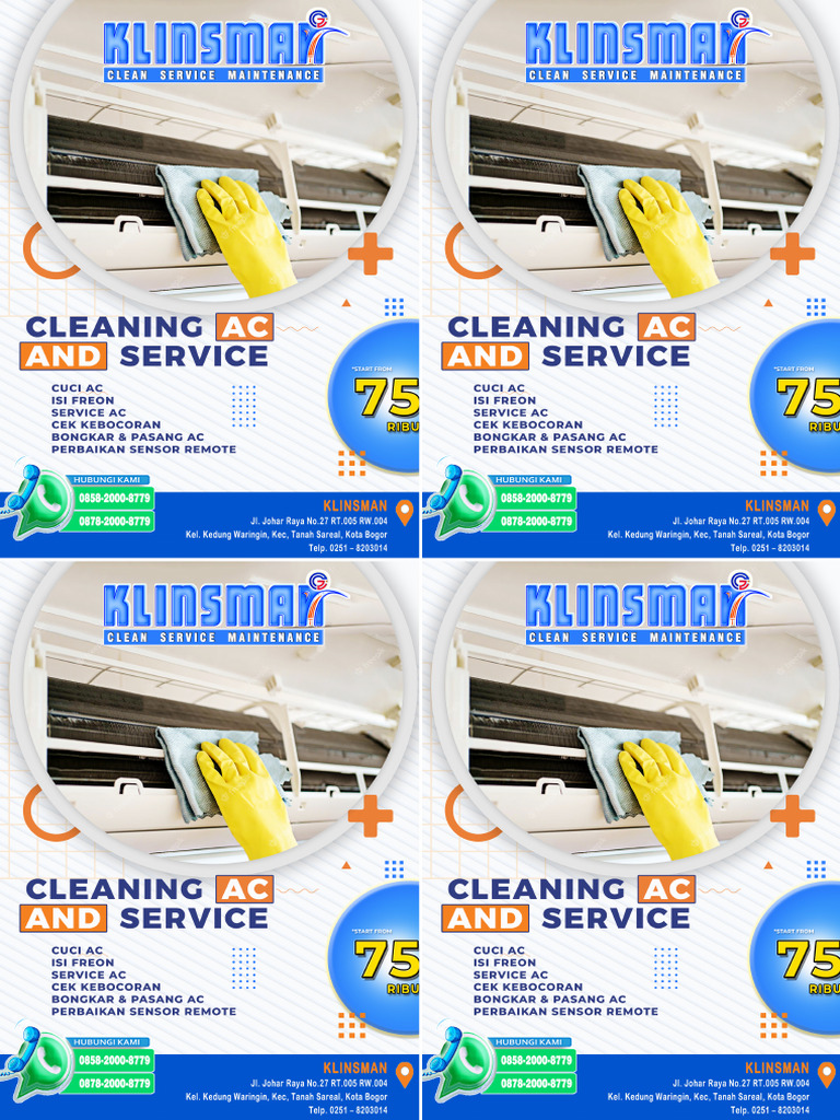 BROSUR AC - A3 - 1 SISI - 2 LEMBAR - FINISHING POTONG - AP120gr | PDF