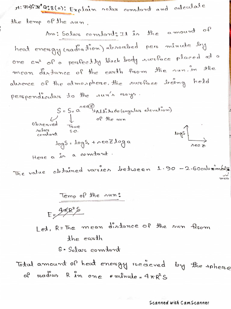 Solar 1-1 Note | PDF