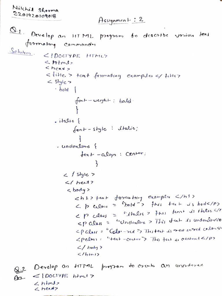 Assignment 2 WebD | PDF