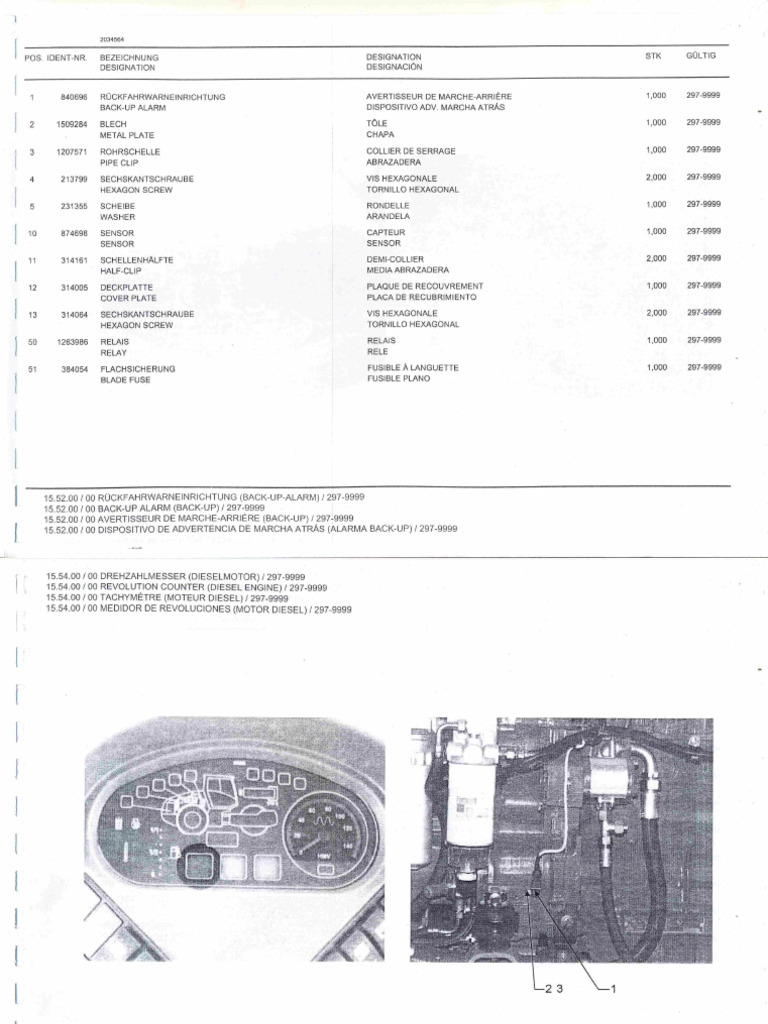 Hamm 3516P, 2004 Parte 6 | PDF