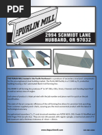 Z Purlin Weight Chart | PDF