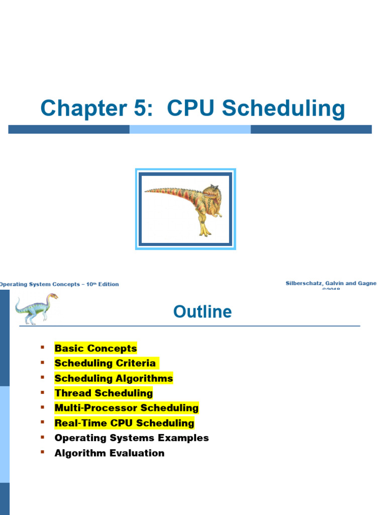 Ch5 Cpu Scheduling Updated With Notes Pdf Scheduling Computing Process Computing