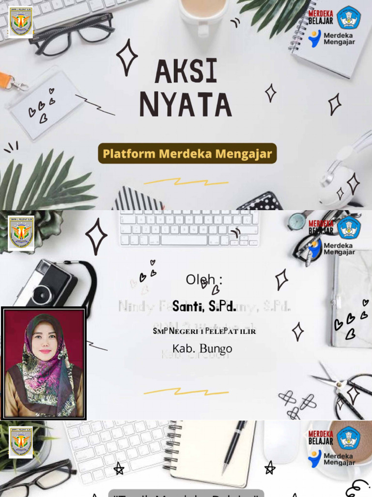 Aksi Nyata 1 Topik Merdeka Belajar SANTI | PDF