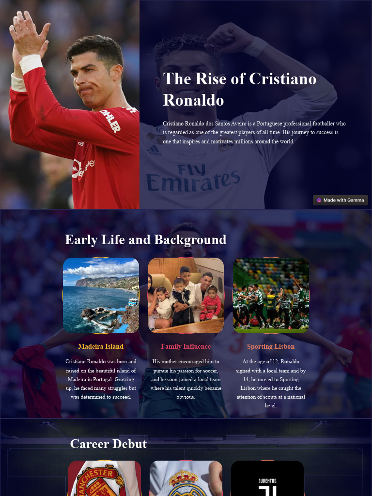 The Rise of Cristiano Ronaldo | PDF | Lionel Messi | Association ...