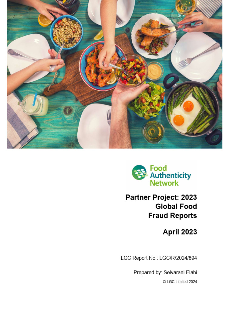 2023 Global Food Fraud Report Summary | PDF | Foods | Drink