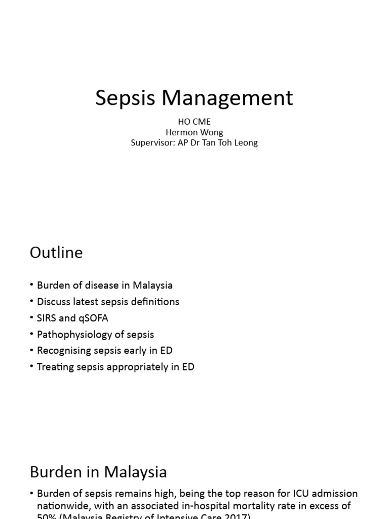 Sepsis Management | PDF | Sepsis | Shock (Circulatory)