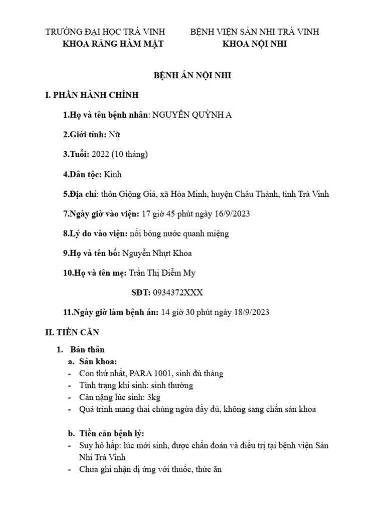 BA S N NHI Bình) | PDF