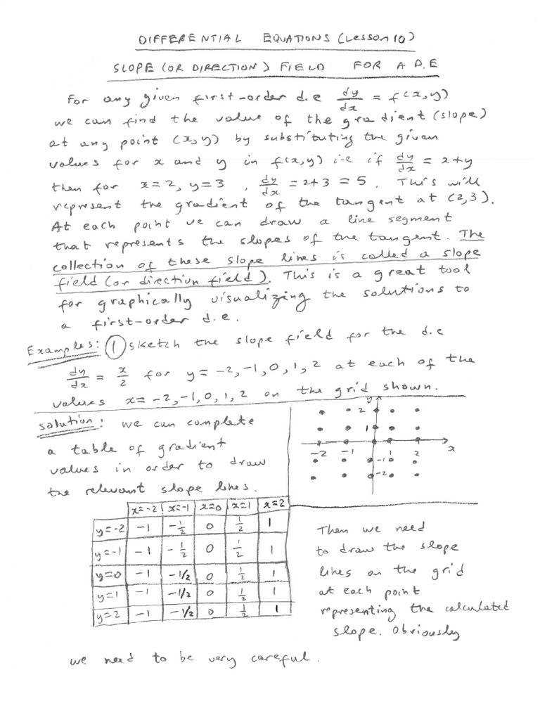 Diff Equations Lesson10 | PDF