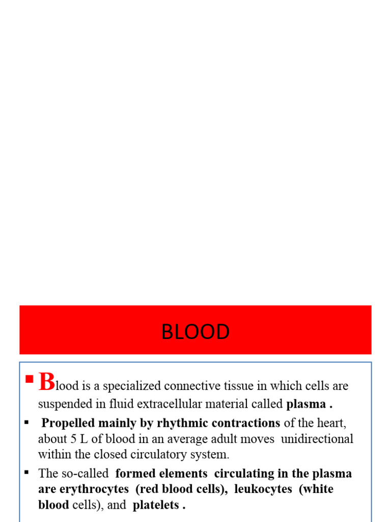 Anatomy of Hematology PPT Edd | PDF | Staining | Blood Plasma