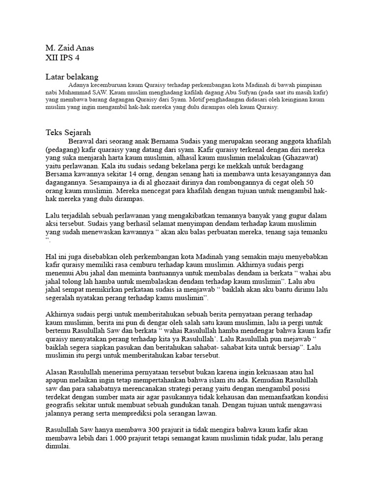 Teks Sejarah Bindo | PDF