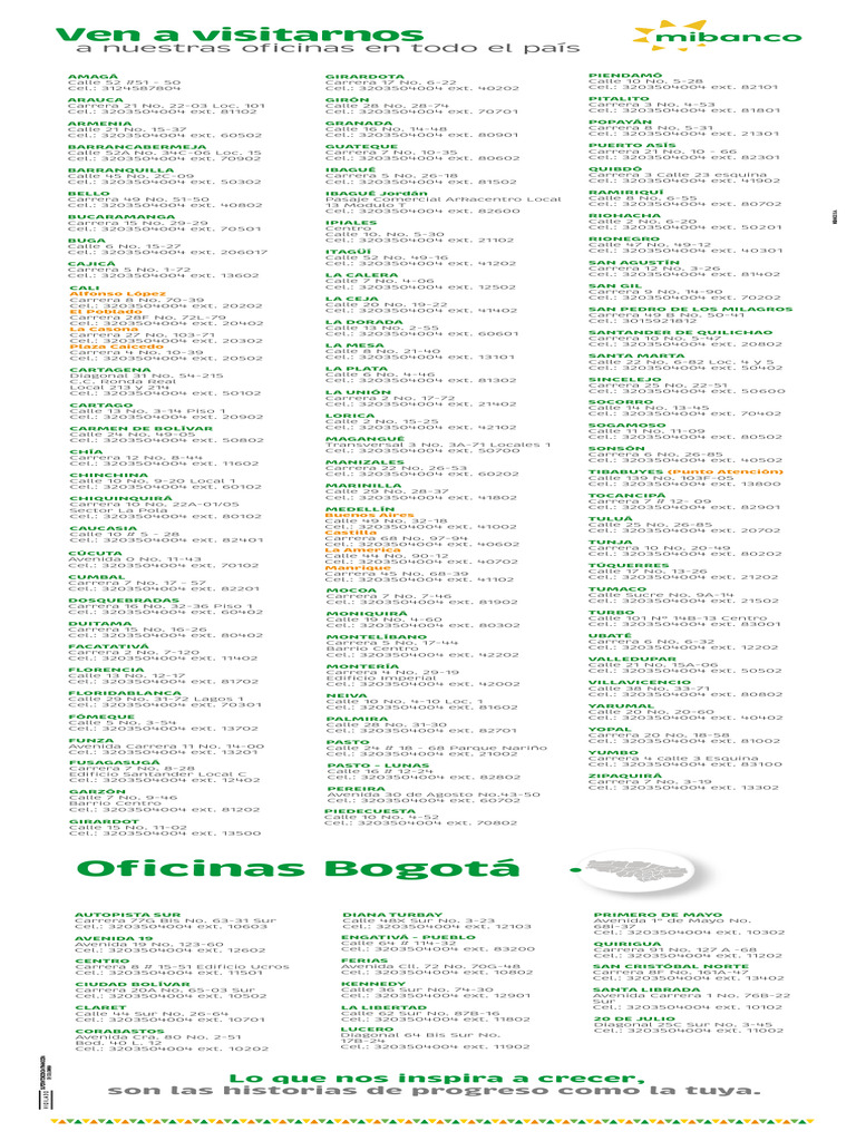 OFICINAS | PDF | Bogotá