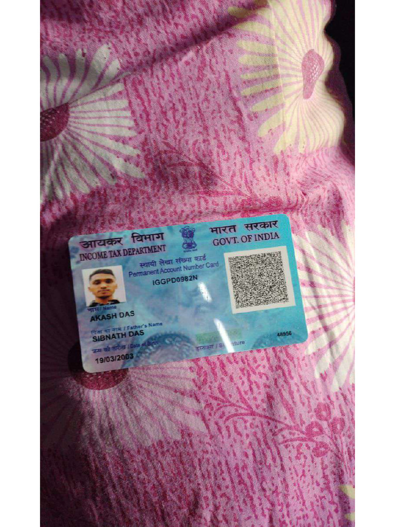 Akash Pan Card | PDF