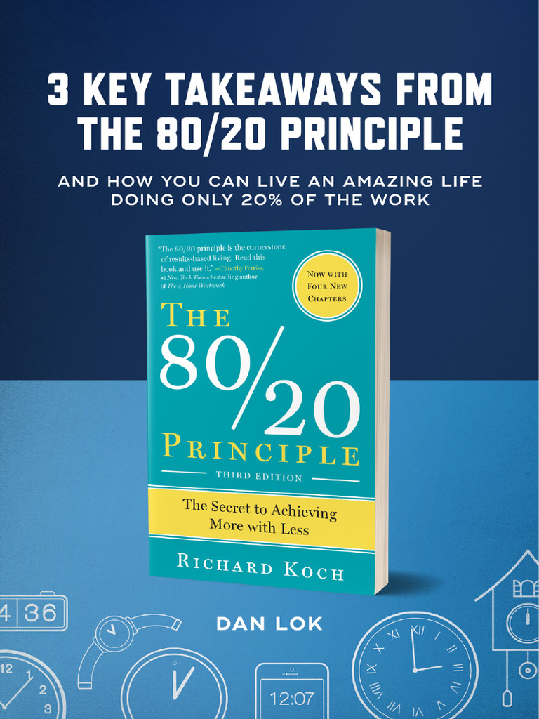 Dan On Demand 3 Key Takeaways From The 80 20 Principle | PDF ...