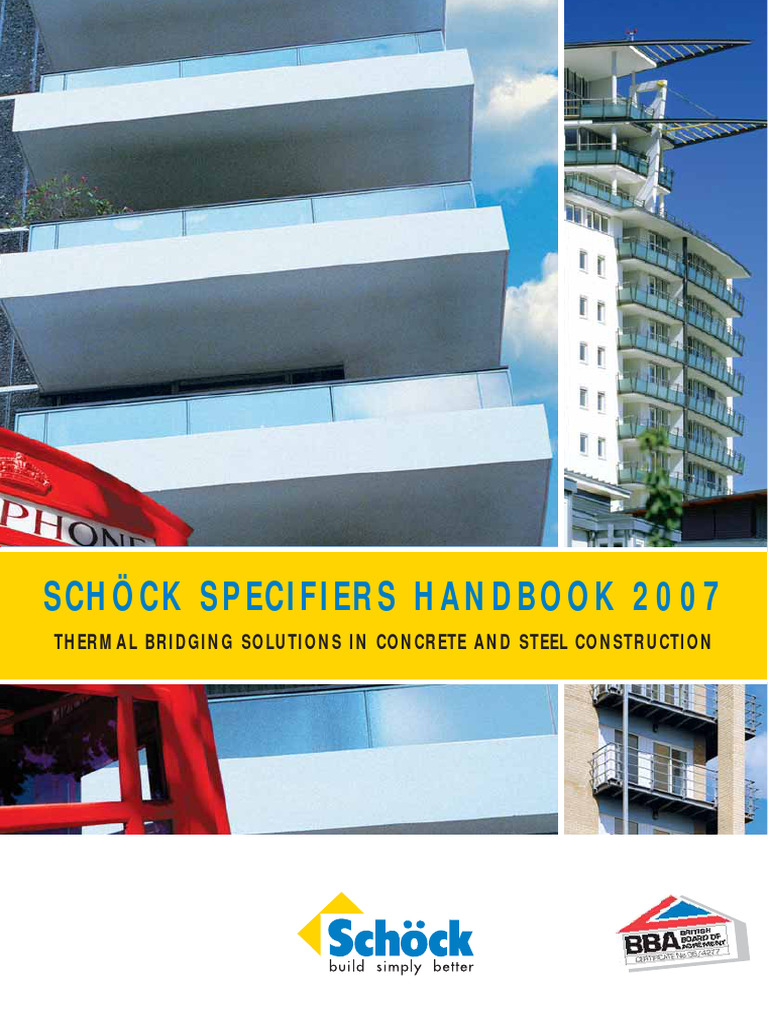 Schock Specifiers Handbook | PDF | Building Insulation | Thermal Insulation