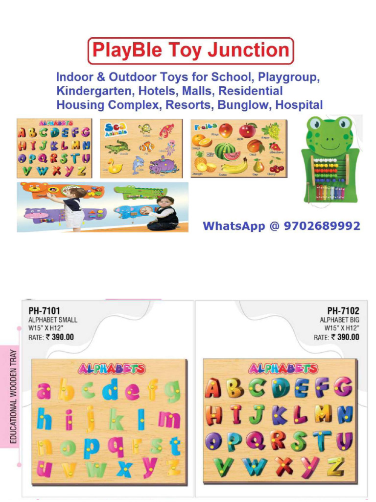 WOODEN TOYS CATALOGUE | PDF