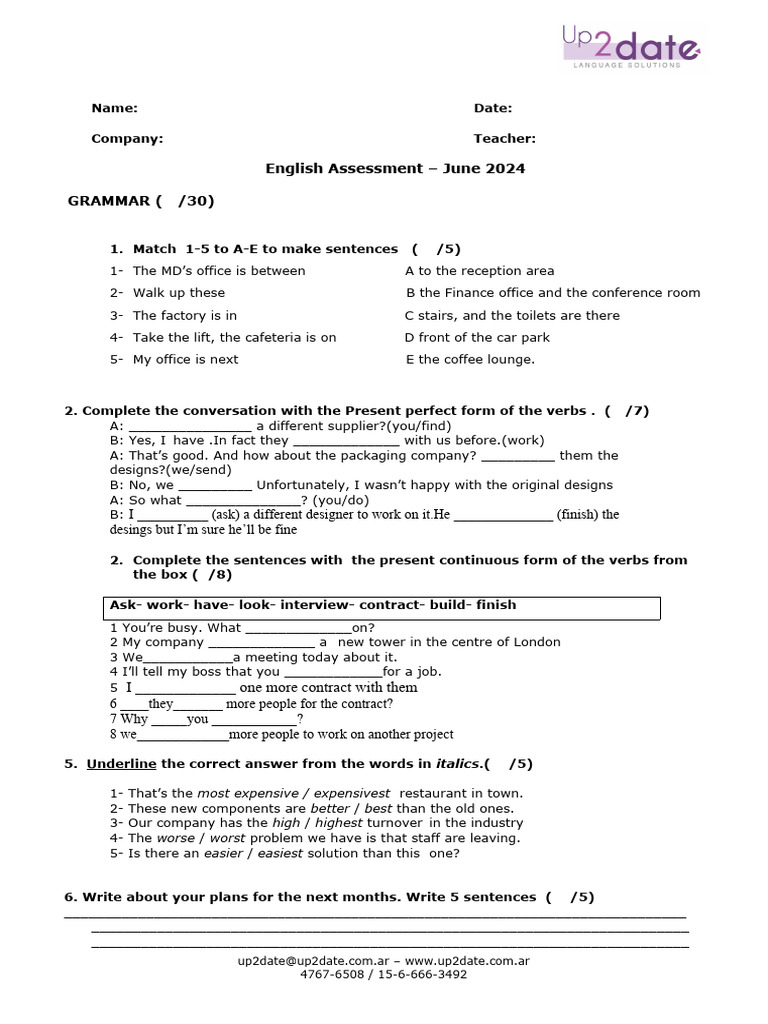 Final Exam- TR- 123-Elementary (Part 1) | Download Free PDF | Linguistic Morphology | Language ...