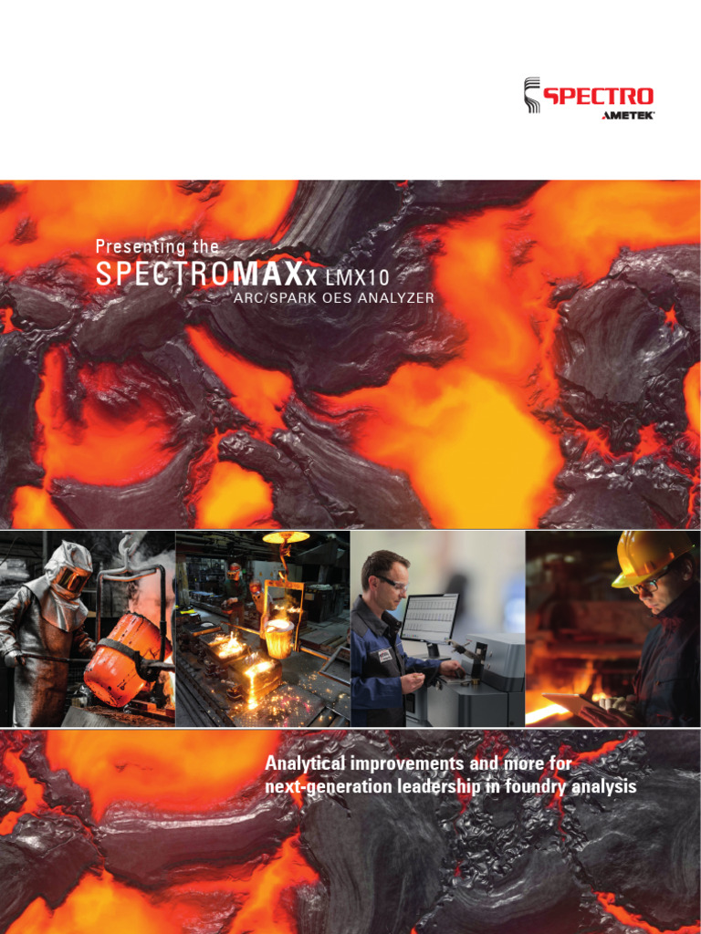 Spectromax: X Lmx10 | PDF | Calibration | Foundry