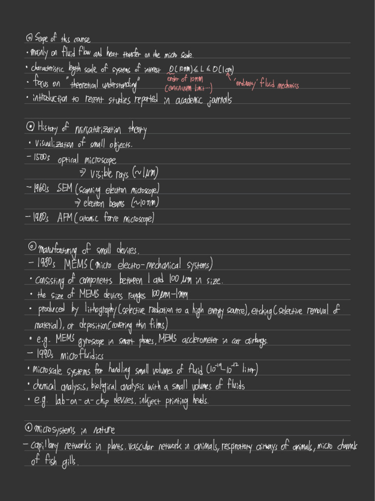 3 - 6 미소열 | PDF | Microscope | Fluid Mechanics