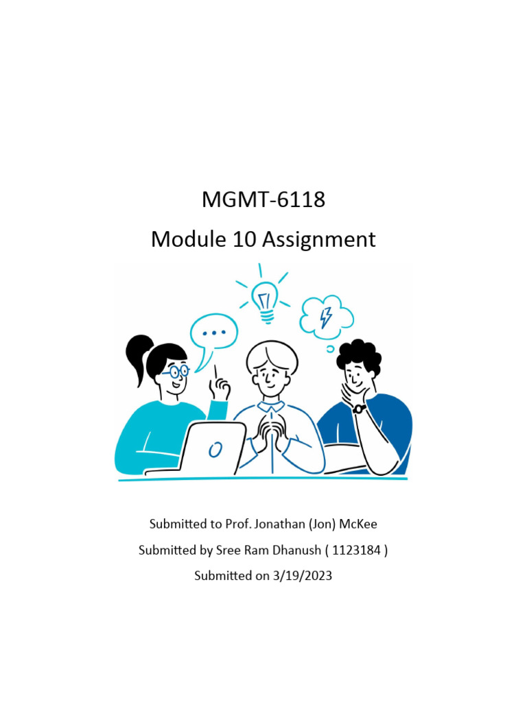 Module 10 Assignment Sree Ram Dhanush | PDF | Project Management | Agile Software Development