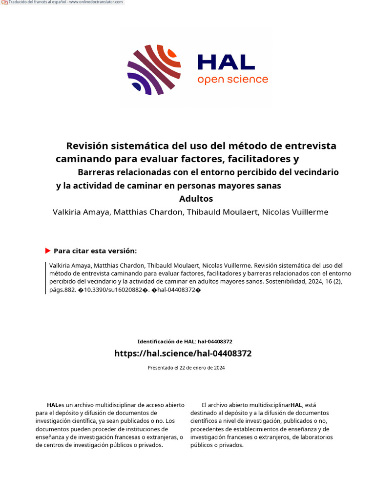 Systematic Review of The Use of The Walk-Along Interview-Amaya Et Al ...