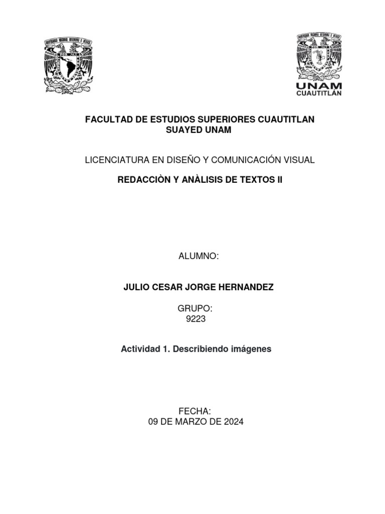 JORGE.C Act1u2 09mar24 | PDF | Pablo Picasso | Pinturas