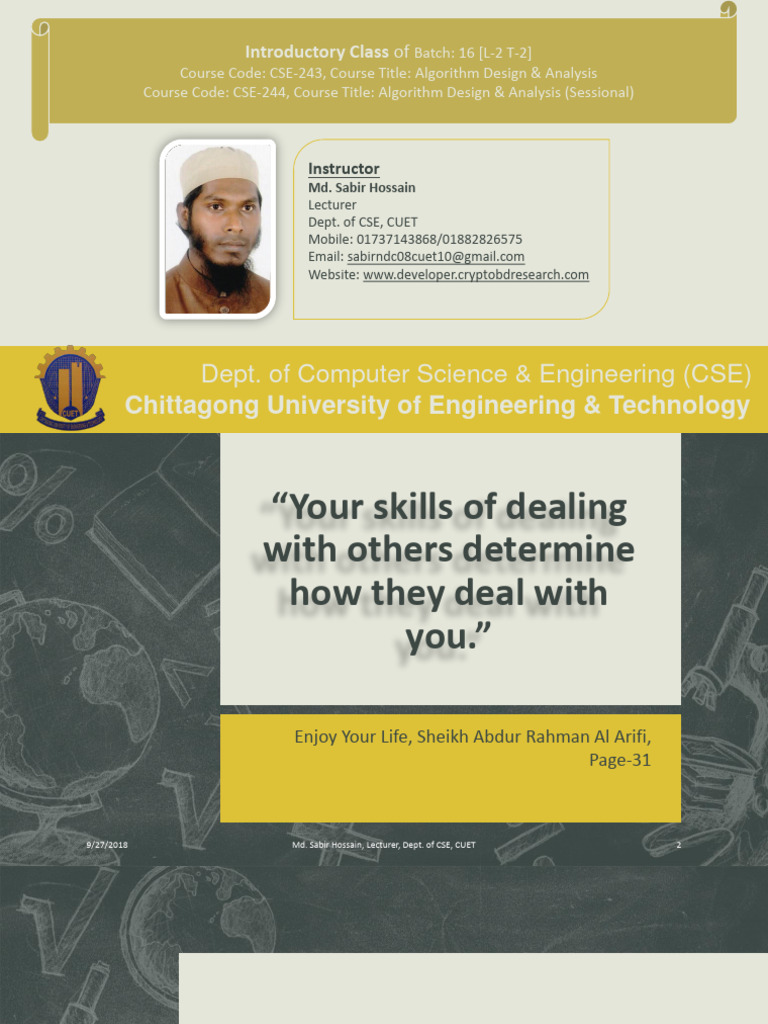 L00 26092018 Algorithm Roadmap Pdf Computational Complexity Theory Algorithms And