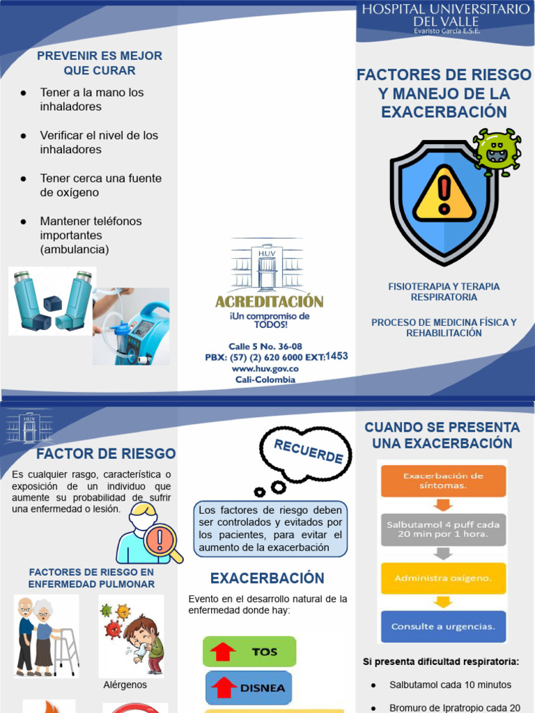 ACT. FACTORES DE RIESGO Y MANEJO DE LA EXACERBACION | PDF