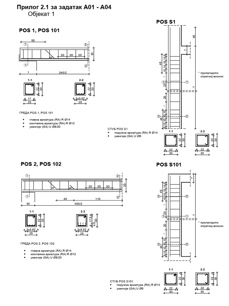 A01 Graficki Prilog 2.1 | PDF