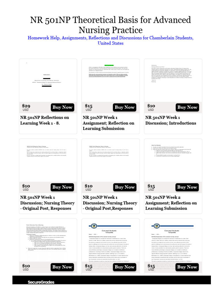 NR 501NP Theoretical Basis For Advanced Nursing Practice | PDF ...