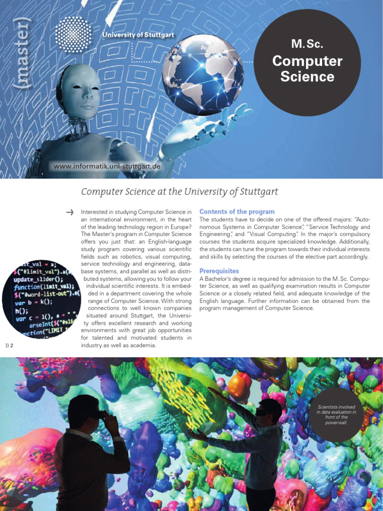 Master of Science Computer Science University of Stuttgart | PDF | Data | Science