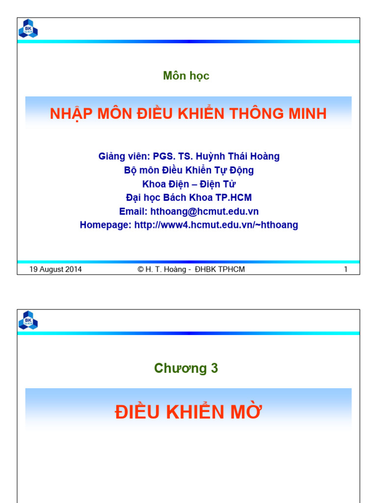 Dieu Khien Thong Minh Huynh Thai Hoang Chuong03 Dieu Khien Mo (Cuuduongthancong - Com) | PDF