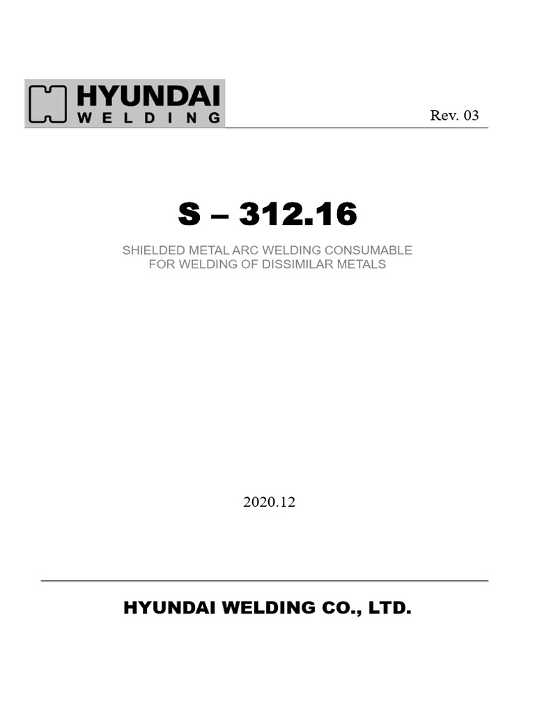 S 312 16 Ficha Tecnica Pdf Welding Construction
