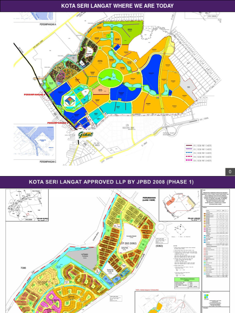 Kota Seri Langat Approved Layout Plan 2008 | PDF