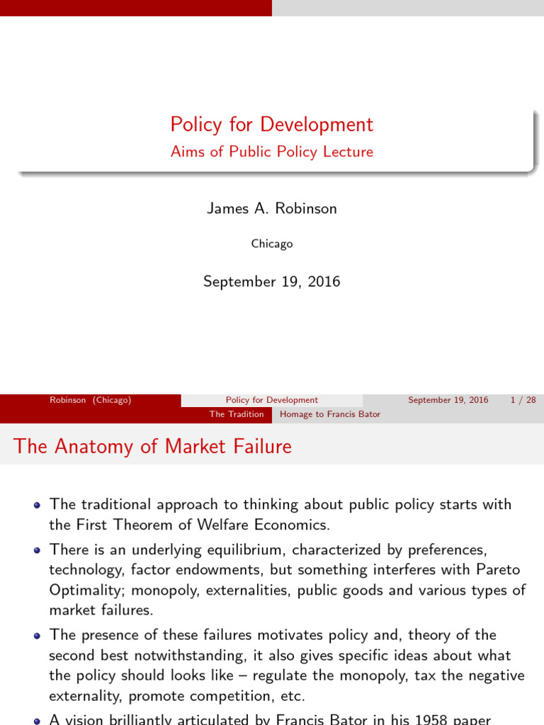 Aims of Public Policy | PDF | Market (Economics) | Externality