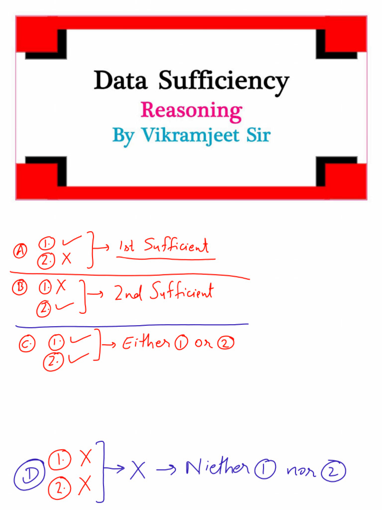 Data Sufficiency | PDF