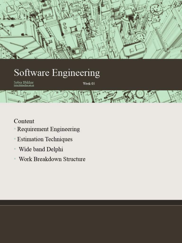 Software Engg - Week-05 | PDF | Specification (Technical Standard) | Software Engineering