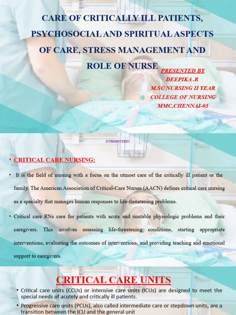 Care of Critically Ill Patient | PDF | Intensive Care Medicine | Intensive Care Unit