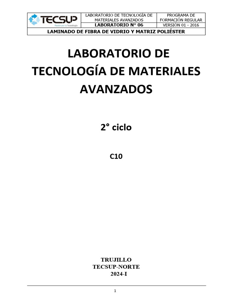 Lab06 - Delgado y Cipiran | PDF | Fibras | Evaluación