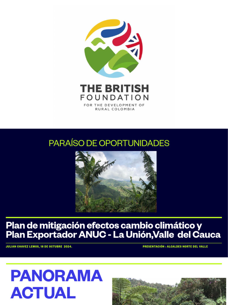 Logo ANUC y Plan Exportador 2024 | PDF | Agricultura | Alimentos