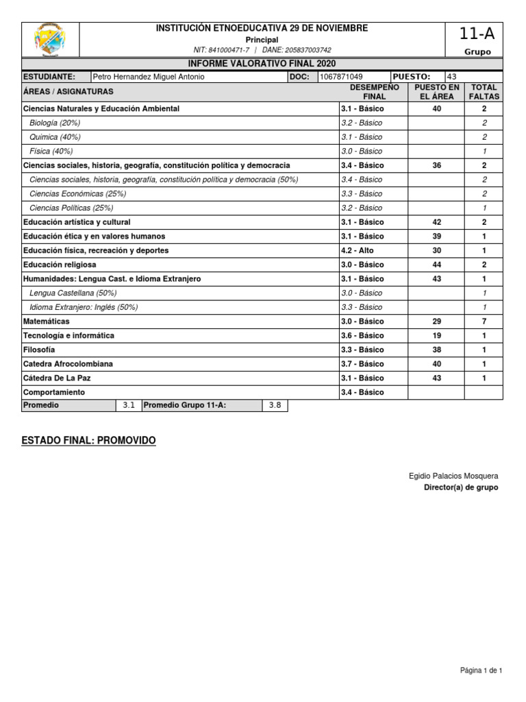 Como Hacer Un Informe Valorativo | PDF | Science | Educación en artes ...