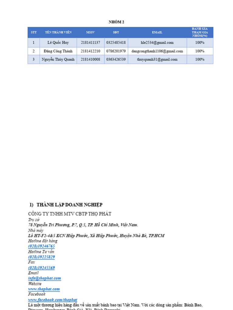 BT Nhóm Qtcl-Nhóm 2-T6-Ca3 | PDF