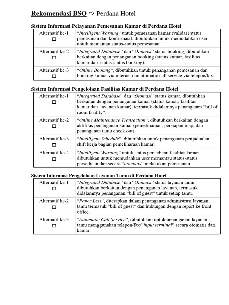 PSI Contoh BSO | PDF
